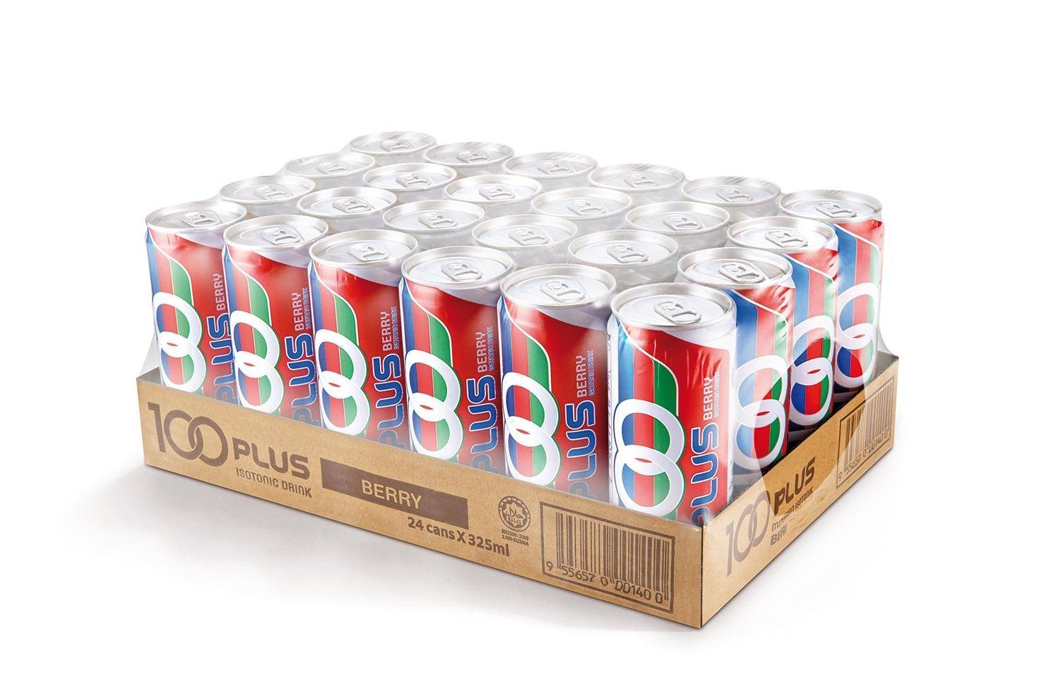 100 Plus Berry 325Ml 一百号汽水 X 24