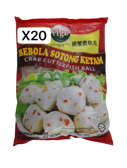 Figo Crab Cuttlefish Ball 1Kg 蟹丸 X 20