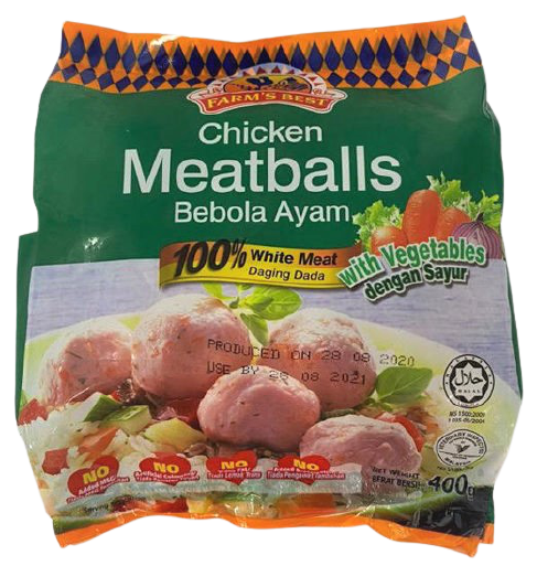 Farm'S Best Chicken Balls (Vege) 400G 鸡肉丸