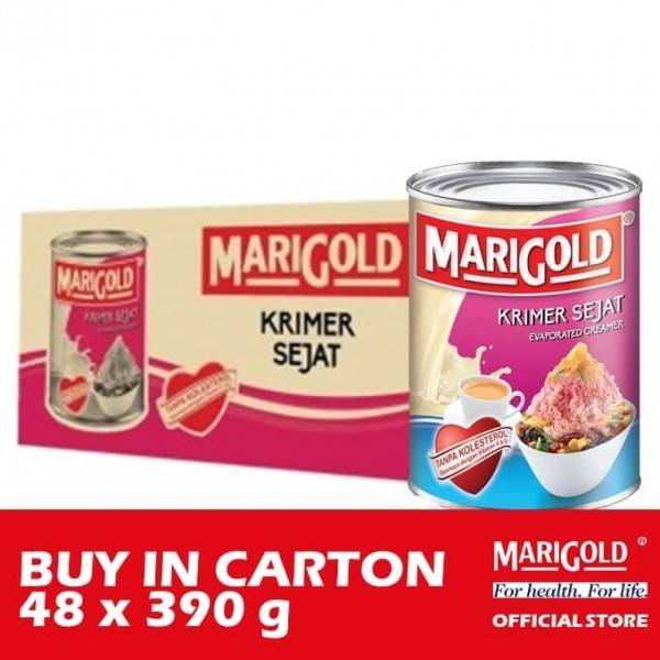 Marigold Eva.Creamer(Krimer Sejat)390G 淡奶 X 48