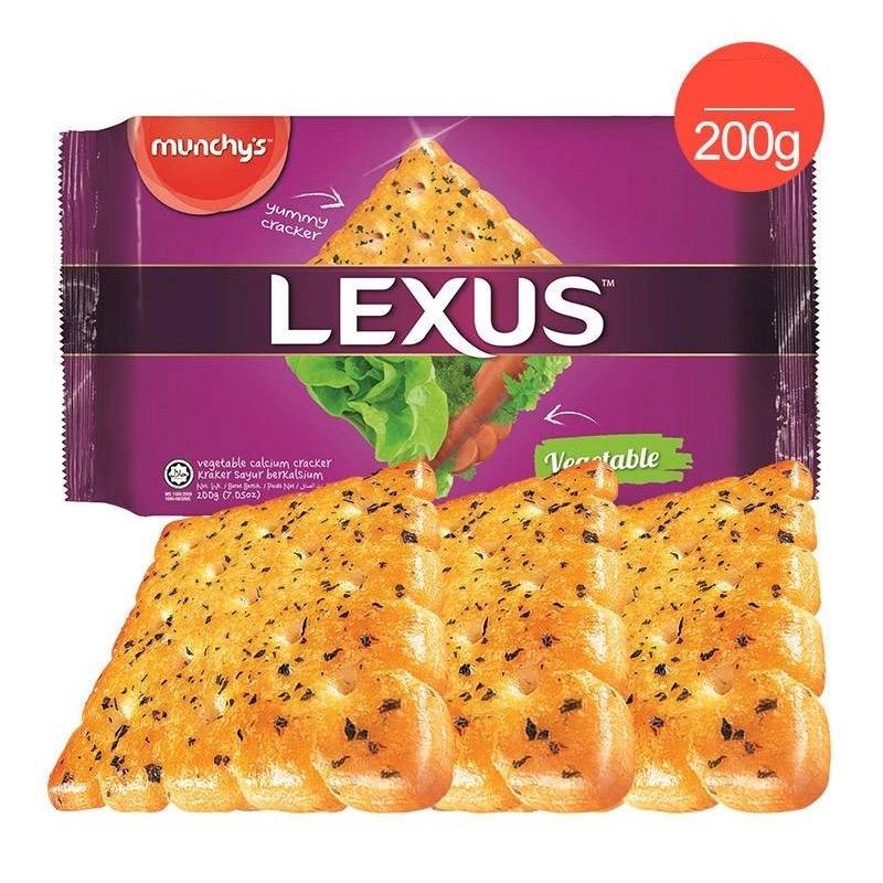 Munchy'S Lexus Vegetable Calcium 200G 力士蔬菜高钙饼