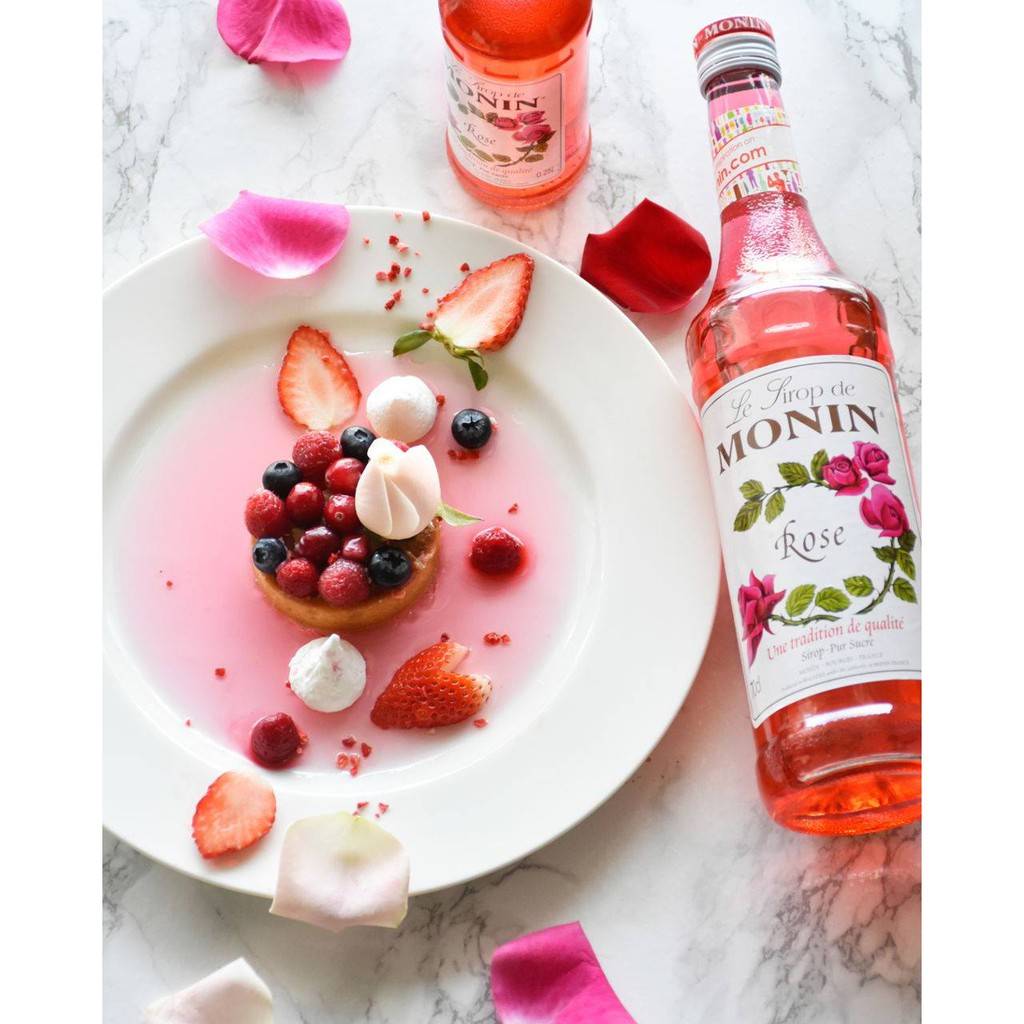 Monin rose syrup 700ml