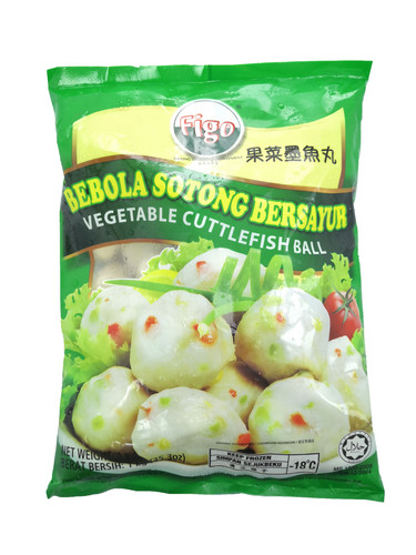 Figo Vegetable Cuttlefish Ball 1Kg 果菜墨鱼丸