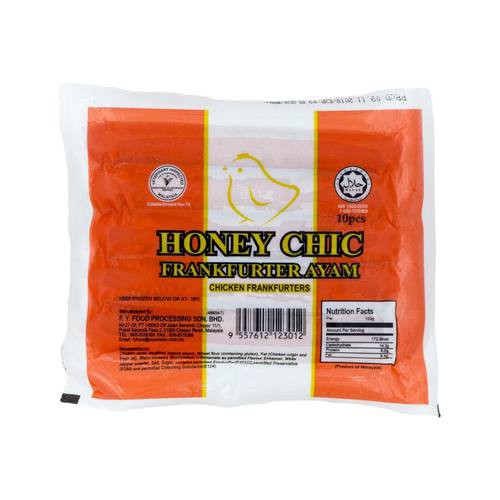P-Fy Honey Chicken Frankfurters 10Pcs 300G 蜜糖鸡香肠