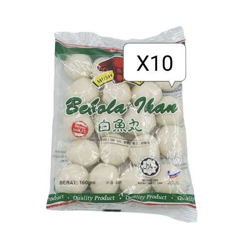 Mushroom Small White Fish Ball 160G 小白丸 X 10