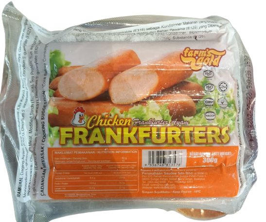 Farm'S Gold Chicken Franks 300G 鸡肉香肠