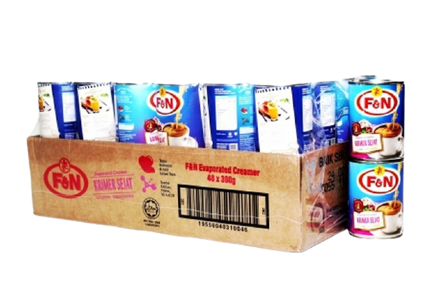F&N Evaporated Creamer (Merah) 390G 淡奶 X 48