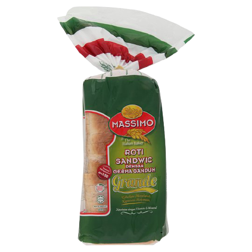 Massimo Sandwich Loaf With Wheat Germ 600G