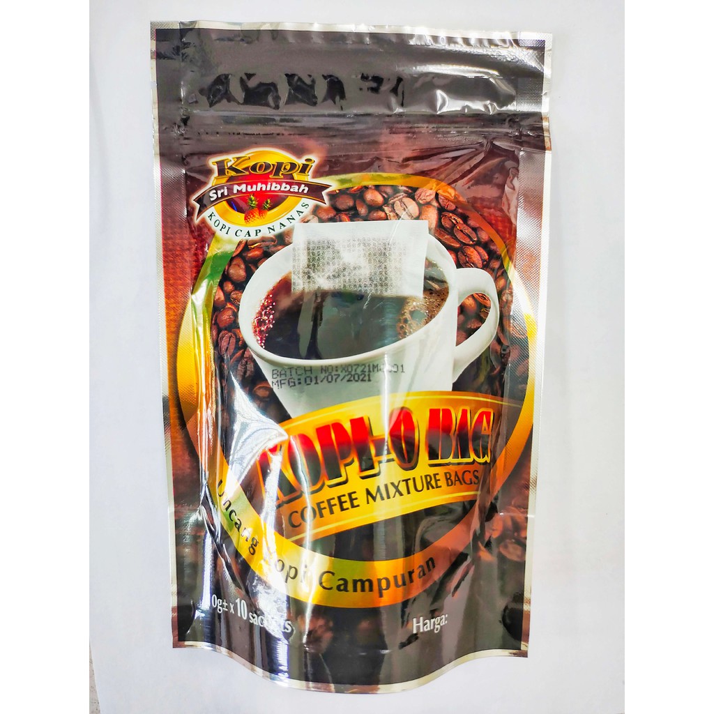 Sri muhibbah kopi cap nanas kopi-o bag 10g x 10's